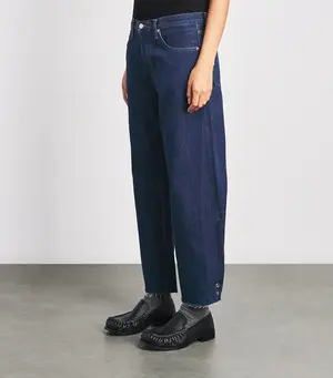 RE-DONE Nico Mid-rise Barrel-leg Jeans