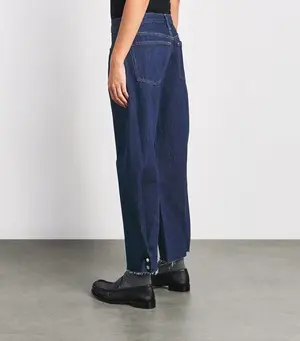 RE-DONE Nico Mid-rise Barrel-leg Jeans