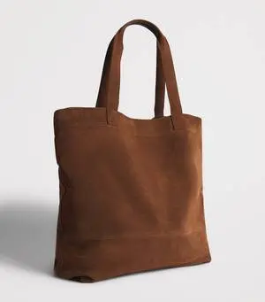 SAMSØE SAMSØE Suede Sadulwich Tote Bag