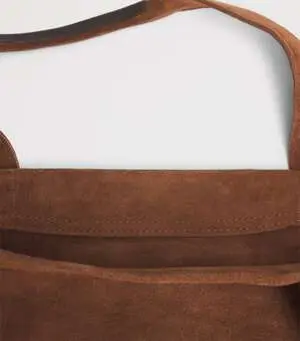 SAMSØE SAMSØE Suede Sadulwich Tote Bag