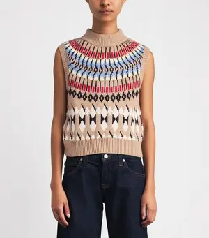 Polo Ralph Lauren Wool-cashmere Fair Isle Sweater Vest