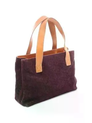 Celine 2000s C Macadam Handbag - Purple
