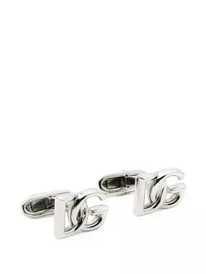 Dolce & Gabbana Dg Logo Cufflinks - Silver