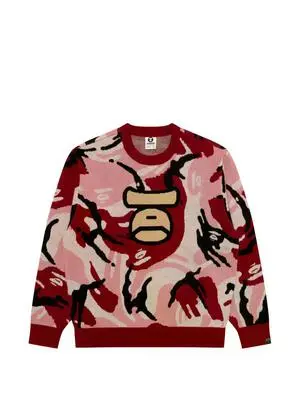 Aape By *a Bathing Ape Crew Neck Sweaters For Men