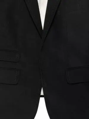 Dsquared2 2000s Topstitched Single-breasted Jacket