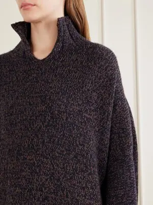 Khaite Novis Cashmere Mélange Sweater - Brown