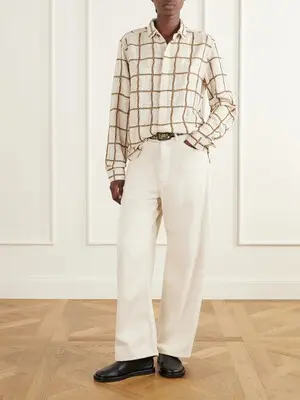 KARTIK RESEARCH Embroidered Woven Silk Shirt