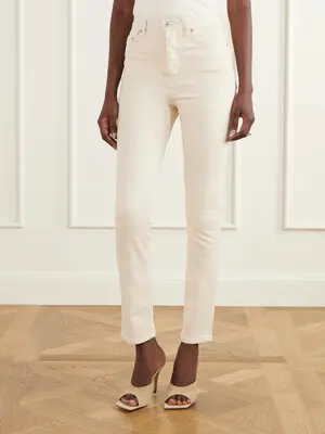 Jacquemus High-rise Skinny-leg Jeans - Neutrals