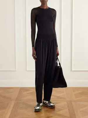 ERES Koch Pleated Stretch-jersey Track Pants