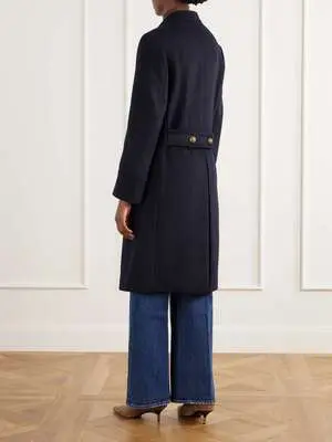 Etro Double-breasted Wool-blend Coat