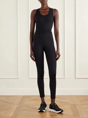 ERES Nellie Ruched Ribbed Stretch-jersey Jumpsuit