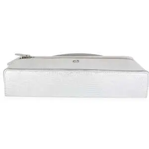Chanel Lizard Embossed Calfskin Top Handle Slim Vanity With Chain