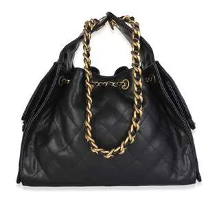Chanel Quilted Caviar 25 Hobo