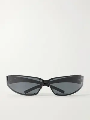 Saint Laurent Sl 963 Square-frame Metal Sunglasses - Black
