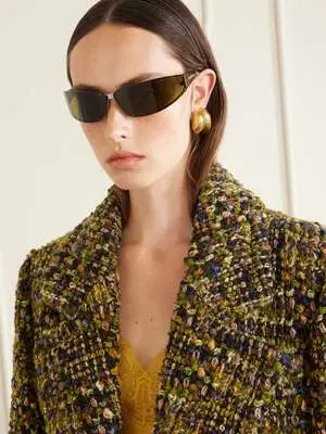 Saint Laurent Sl 963 Square-frame -tone Sunglasses