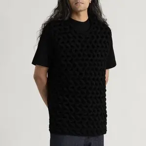 Comme Des Garçons Open Weave Crochet Vest