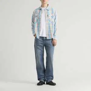 CORRIDOR Vintage Plaid Flannel Ls