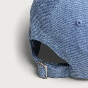 Drole De Monsieur Denim Slogan Cap