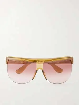 Chloé D-frame Injected Sunglasses - Green