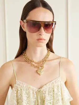 Chloé D-frame Injected Sunglasses