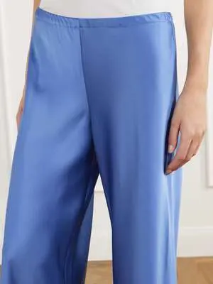LA LIGNE Colby Satin Wide-leg Pants