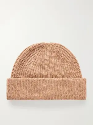 Nn07 Sailor 6650 Ribbed Wool-blend Beanie - Neutrals