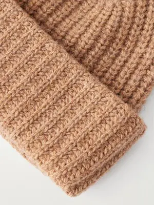 Nn07 Sailor 6650 Ribbed Wool-blend Beanie