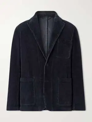 Hartford Julian Cotton-corduroy Suit Jacket - Teal