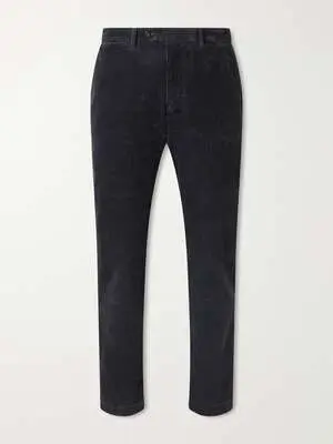 Hartford Taylor Tapered Cotton Corduroy Suit Trousers - Gray
