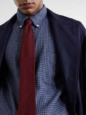 Hartford Pitt Checked Cotton-flannel Shirt