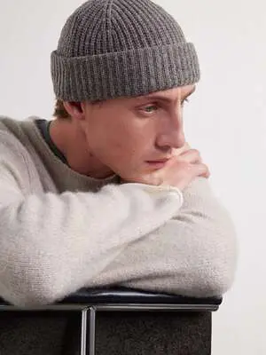 Nn07 Sailor 6650 Ribbed Wool-blend Beanie