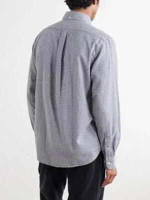 Hartford Pitt Checked Cotton-flannel Shirt