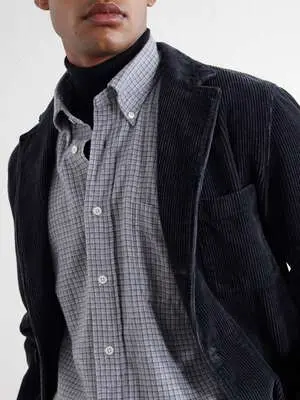 Hartford Pitt Checked Cotton-flannel Shirt