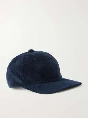 BEAMS Cotton-corduroy Baseball Cap - Navy