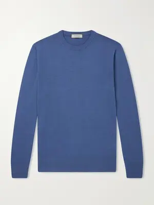 Canali Canali - Wool Sweater - Men - Blue  Blue
