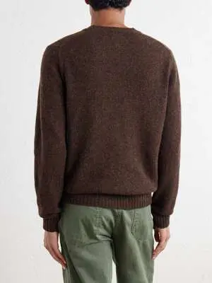 Hartford Shetland Wool Crewneck Sweater