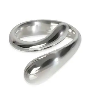 Tiffany & Co. Sterling Silver Elsa Peretti Teardrop Bypass Ring - Sterling_silver