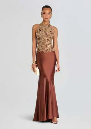 Retrofete Evolet Embroidered Dress