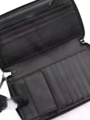 Gucci 2010s Micro Gg Guccissima Leather Wallet