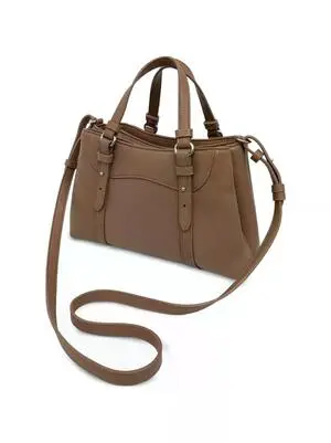 Armani Exchange Logo-plaque Shoulder Bag - Brown