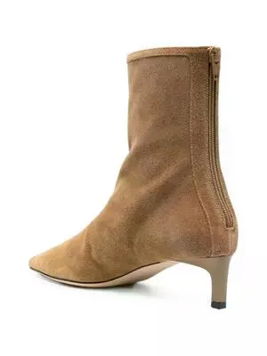 Dear Frances Topo Heeled Boots - Brown
