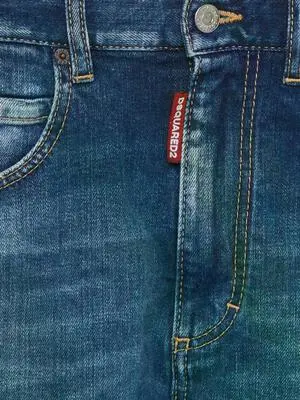 Dsquared2 Chain-fringe Denim Shorts
