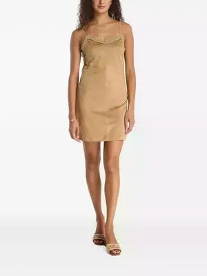 Guess Lace-trim Spaghetti-strap Mini Dress