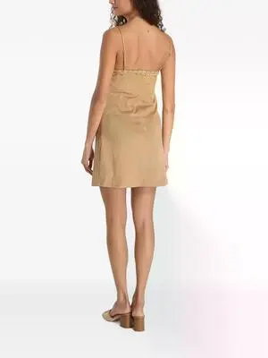 Guess Lace-trim Spaghetti-strap Mini Dress