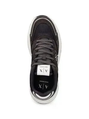 Armani Exchange Logo-patch Panelled Sneakers