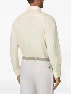 Boggi Milano Shirt In Cotton-blend Corduroy Regular Fit