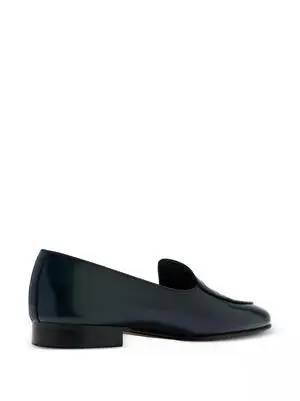 EDHEN MILANO Kensington Crocodile-effect Leather Loafers