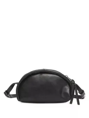 ALLSAINTS Half-moon Leather Cross Body Bag - Black