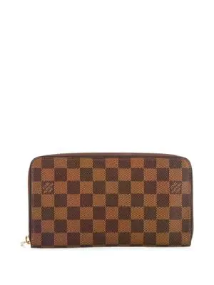 LOUIS VUITTON Zippy Organizer Damier Small Wallets - Brown