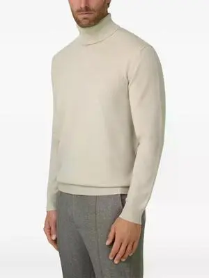 Boggi Milano Turtleneck Jumper In Cashmere